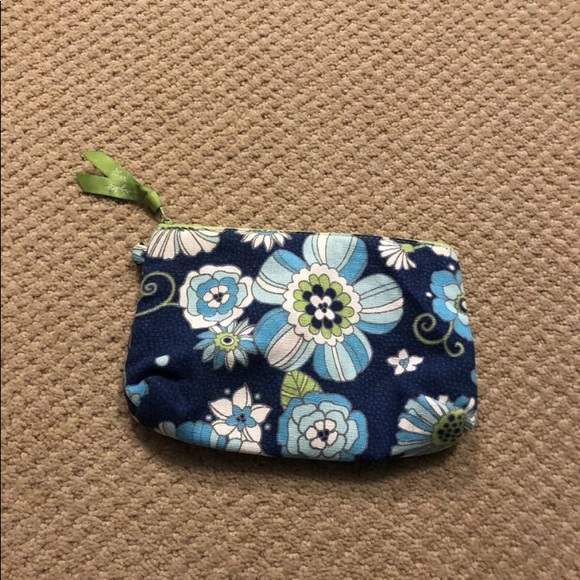 thirty-one | Bags | Thirty One Blue Floral Pouch Wallet Bag Retired ...